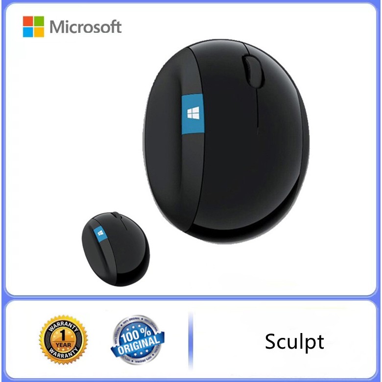 Microsoft Sculpt ergonomic wireless mouse, comfortable ergonomic design ...