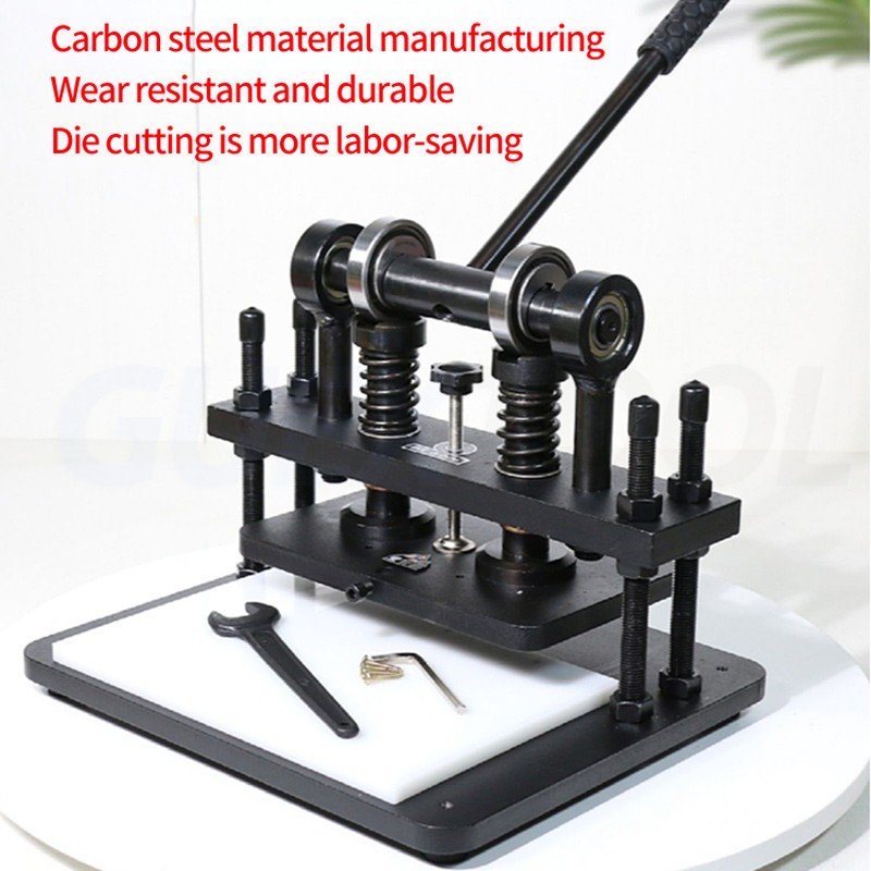 Manual Die-cutting Machine Small Leather Cutting Cold Drawn Steel Upper ...