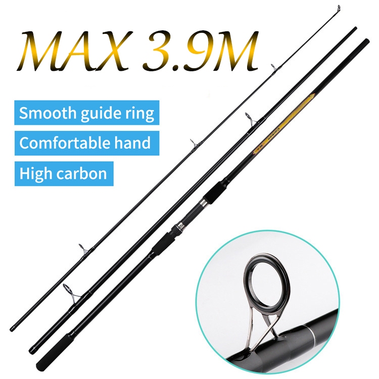 3M/3.3M/3.9M Surf Rod Shore Casting Rod Full Carbon Fishing Rod ...