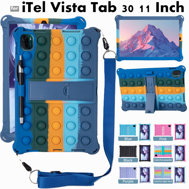 Soft Bubble Case for iTel Vista Tab 30 11 inch 2024 Stand Tablet Cover ...