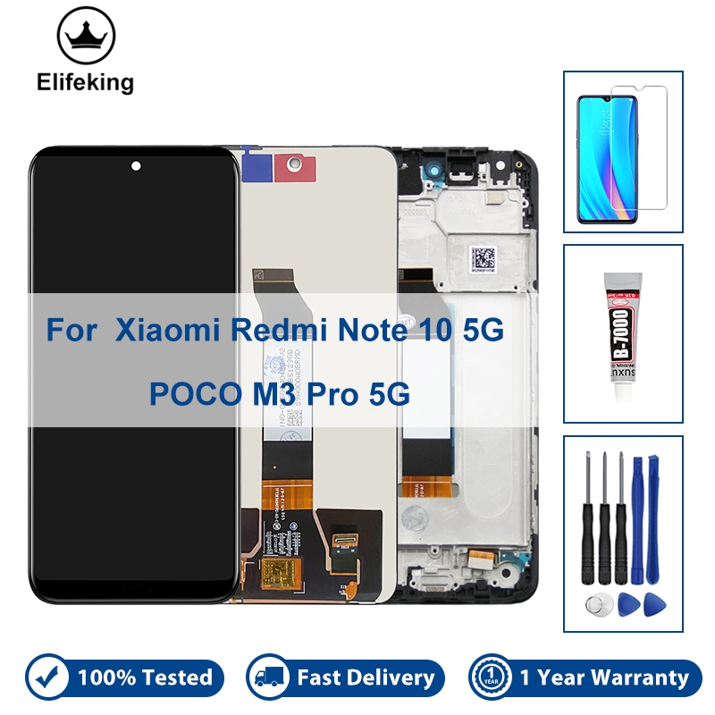 LCD For Xiaomi Redmi Note 10 5G POCO M3 Pro 5G Display Touch Screen ...