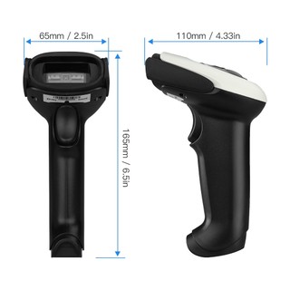 Evnvn 2D Barcode Scanner USB Wired with Adjustable Stand Auto Sensing ...