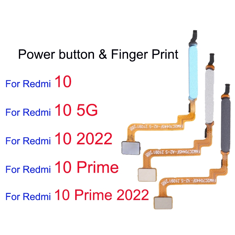 Power Button Flex Finger Print Touch ID Sensor Fingerprint Cable for ...
