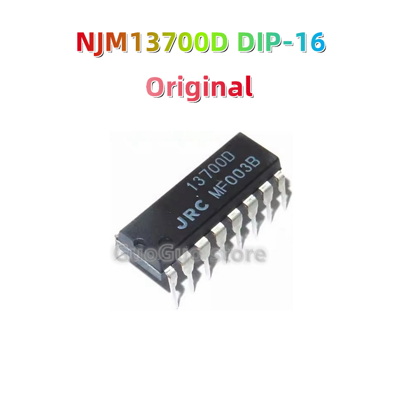 2pcs Original NJM13700D DIP-16 JRC 13700D DIP16 Dual Operational Amplifier IC New Genuine ...