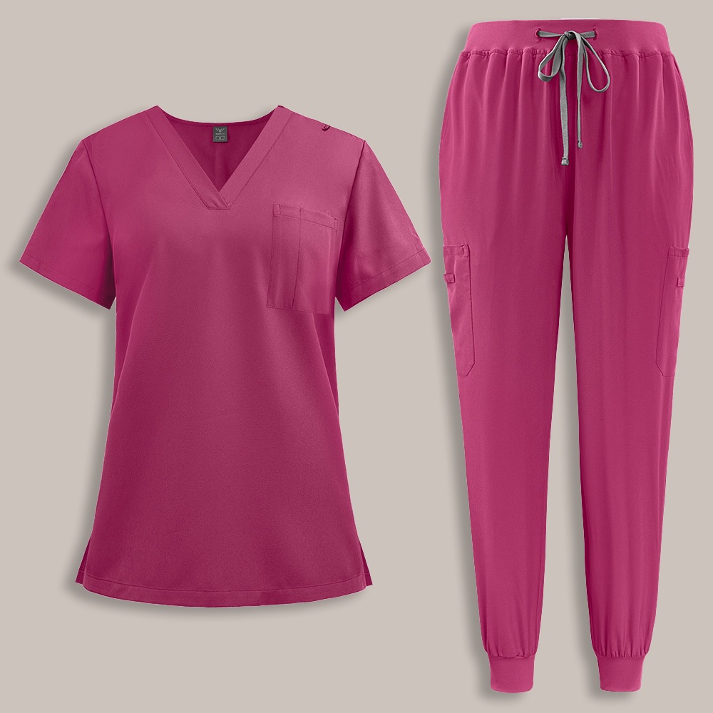 Good uniform Affordable V-Neck Nursing Scrubs Set - Soft, Durable ...