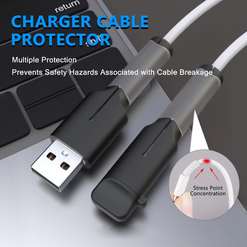 UMUST Charger Cable Protector Silicone Cord Protector for Charger Type ...