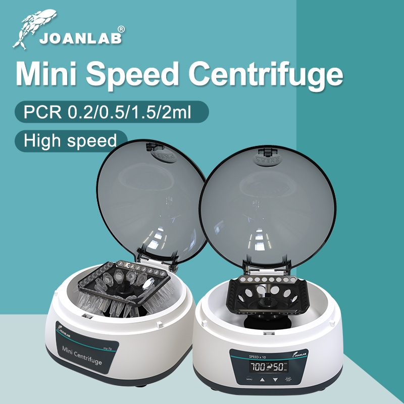 Joanlab Pcr Centrifuge Machine Digital High-Speed Laboratory Plasma Microcentrifuge 12000rpm 0.2 ...