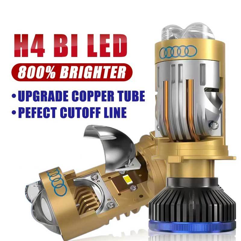 LED headlight h4 projector lens super long range Replace the original ...