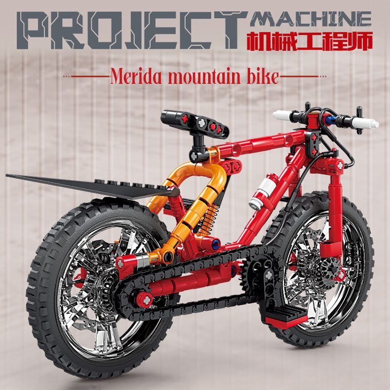 WINNER SPACE Folding Bicycle Building Blocks Kits, Build Your Own MOC ...