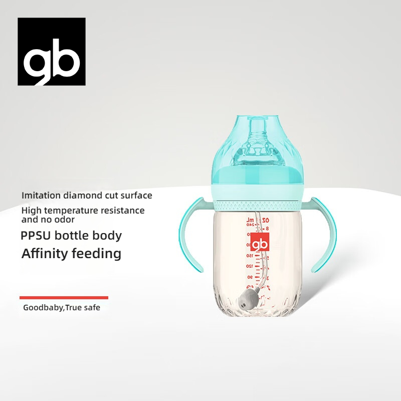 gb Wide-Neck Baby Bottles with Natural Response Nipple , PPSU Bottle, Duckbill Breather Valve ...