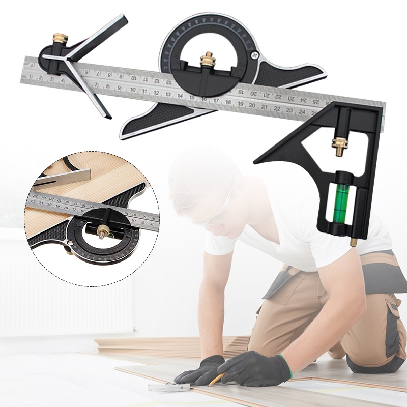 Multifunctional Combination of Movable Angle Ruler Set | Shopee Philippines