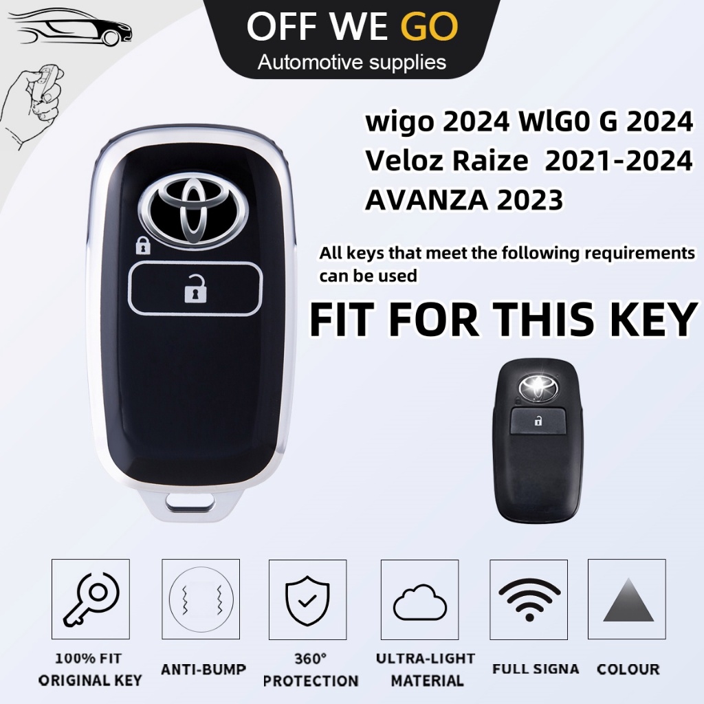 Toyota wigo 2025 key cover Veloz Raize AVANZA 2021-2025 TPU Key Case ...