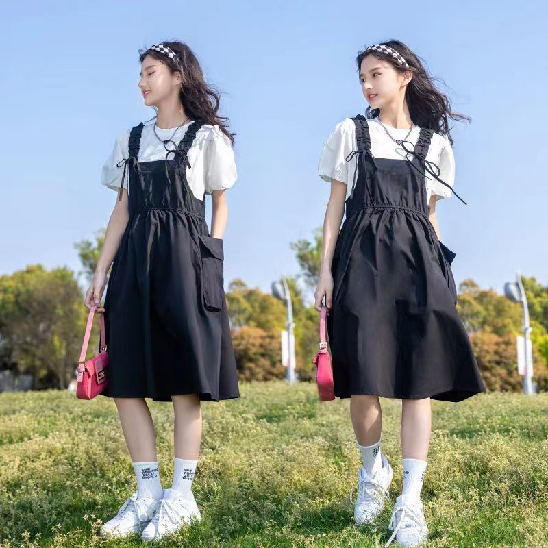 Lemon-tree-3-15Y-Girls'-Summer-Dress-Suit-Korean-Version-New-Girls ...