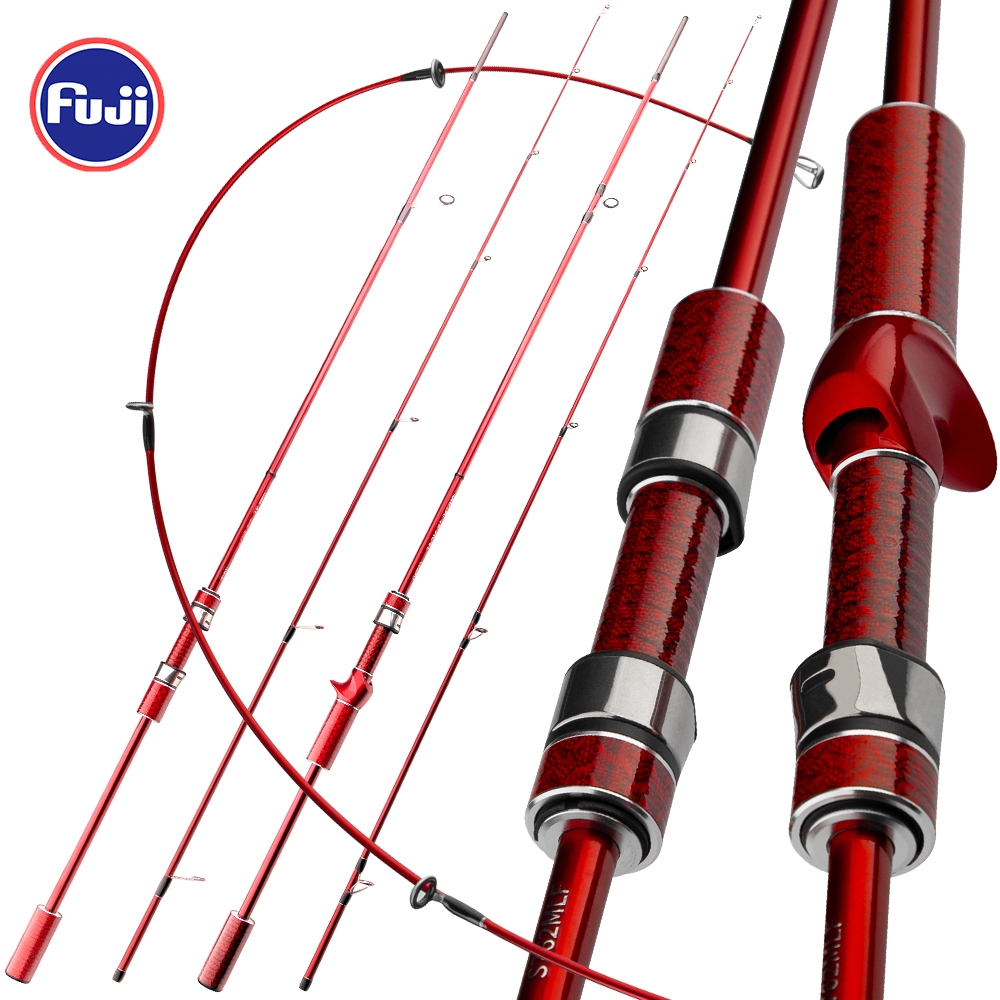 Orca fishing rod FUJI guide UL solid carbon ,solid fiber glass fishing ...