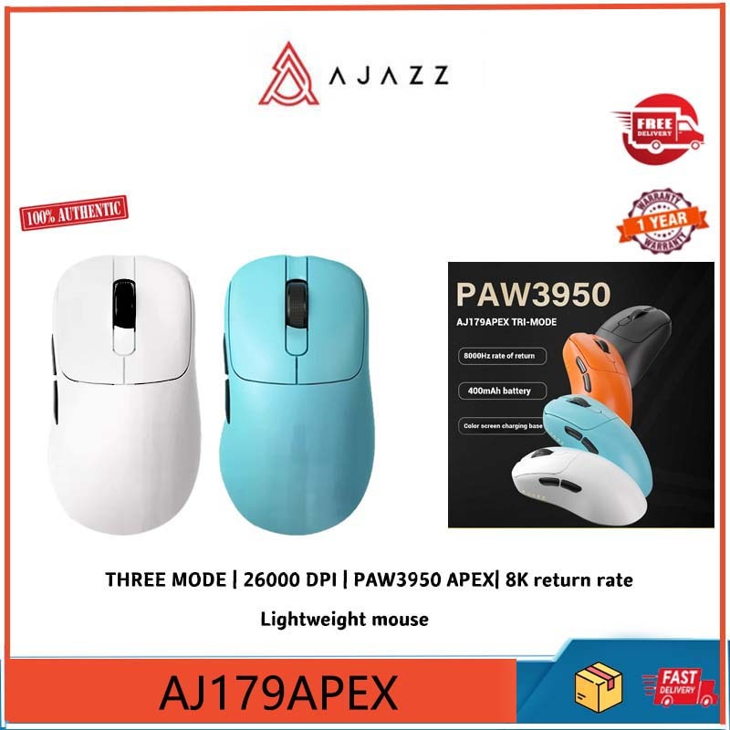 AJAZZ aj179apex three mode right hand video game mouse, 8k return rate ...