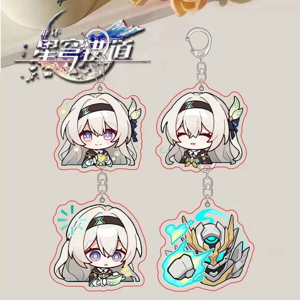 Honkai Star Rai Cute Firefly Game Cute Acrylic Pendant Figure Keychain ...
