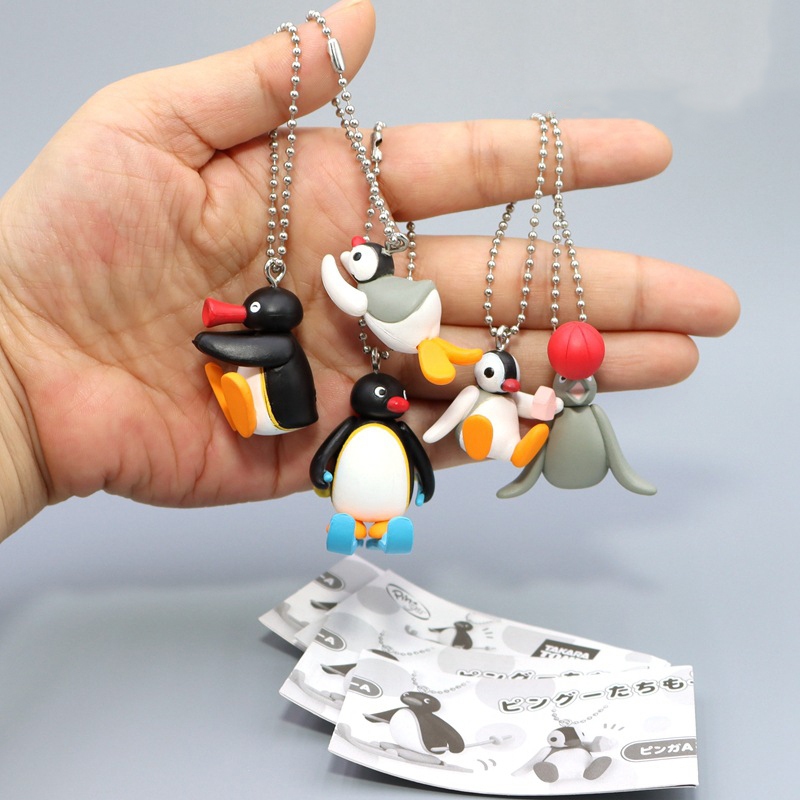 5Pcs/Set 2.8-4cm Anime The Penguins of Madagascar Figure Key Chain ...