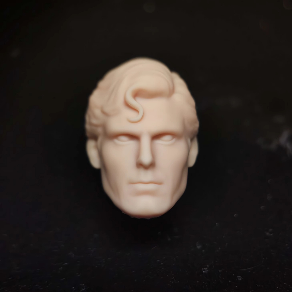Unpainted 1/12 Scale Superman Christopher Reeve Head Carved Model Fit For 6 inches SHF MEZCO ...