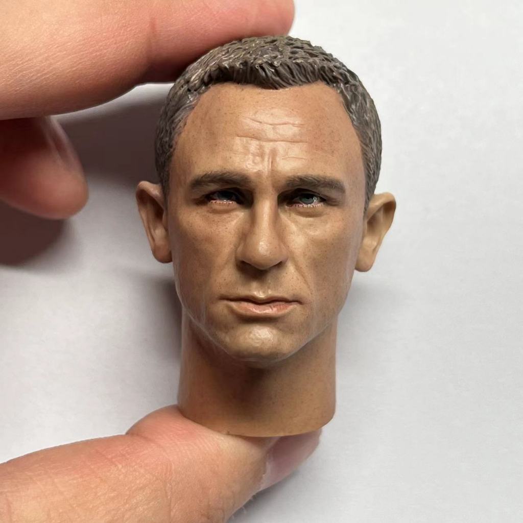 1/6 Scale 007 James Bond Daniel Craig Head Sculpt Model Fit For 12 ...