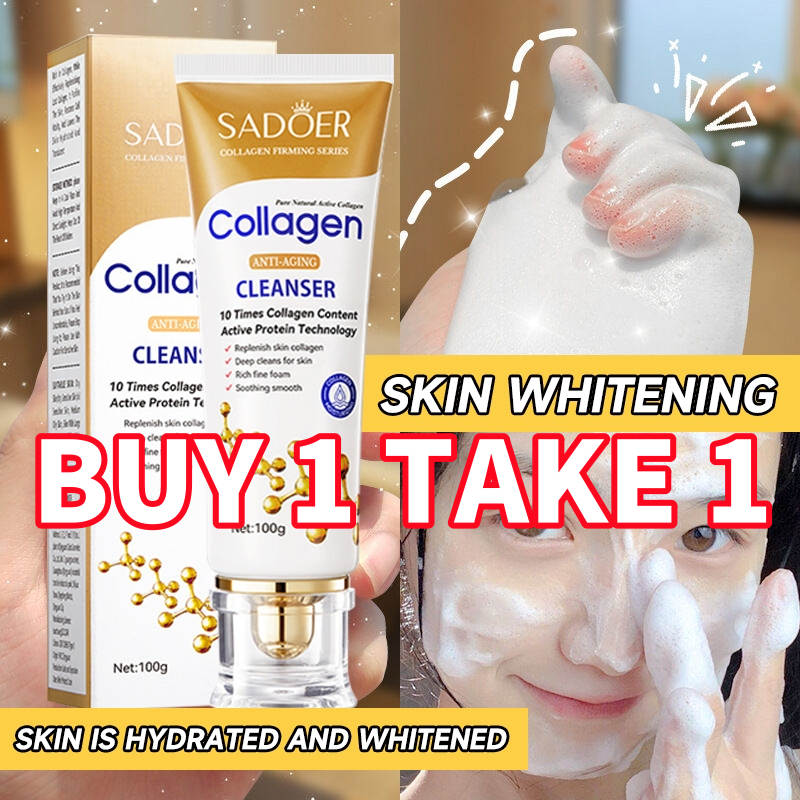 Collagen Facial Wash Anti-Wrinkle Cleanser For Face Oil Control Deep ...