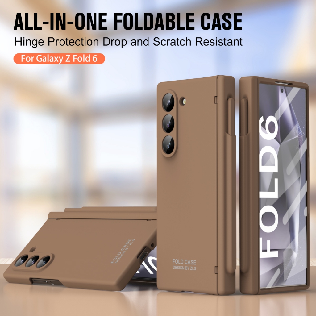 Hinged Folding All-Inclusive Shell For Samsung Galaxy Z Fold 6 Z Fold6 ...