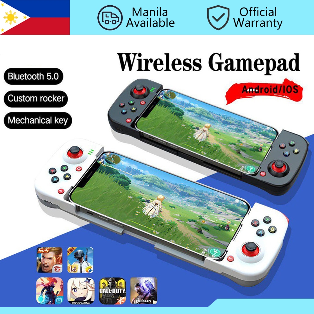 Game pad controller Bluetooth 5.0 Gamepad Telescopic Gaming IOS/Android ...