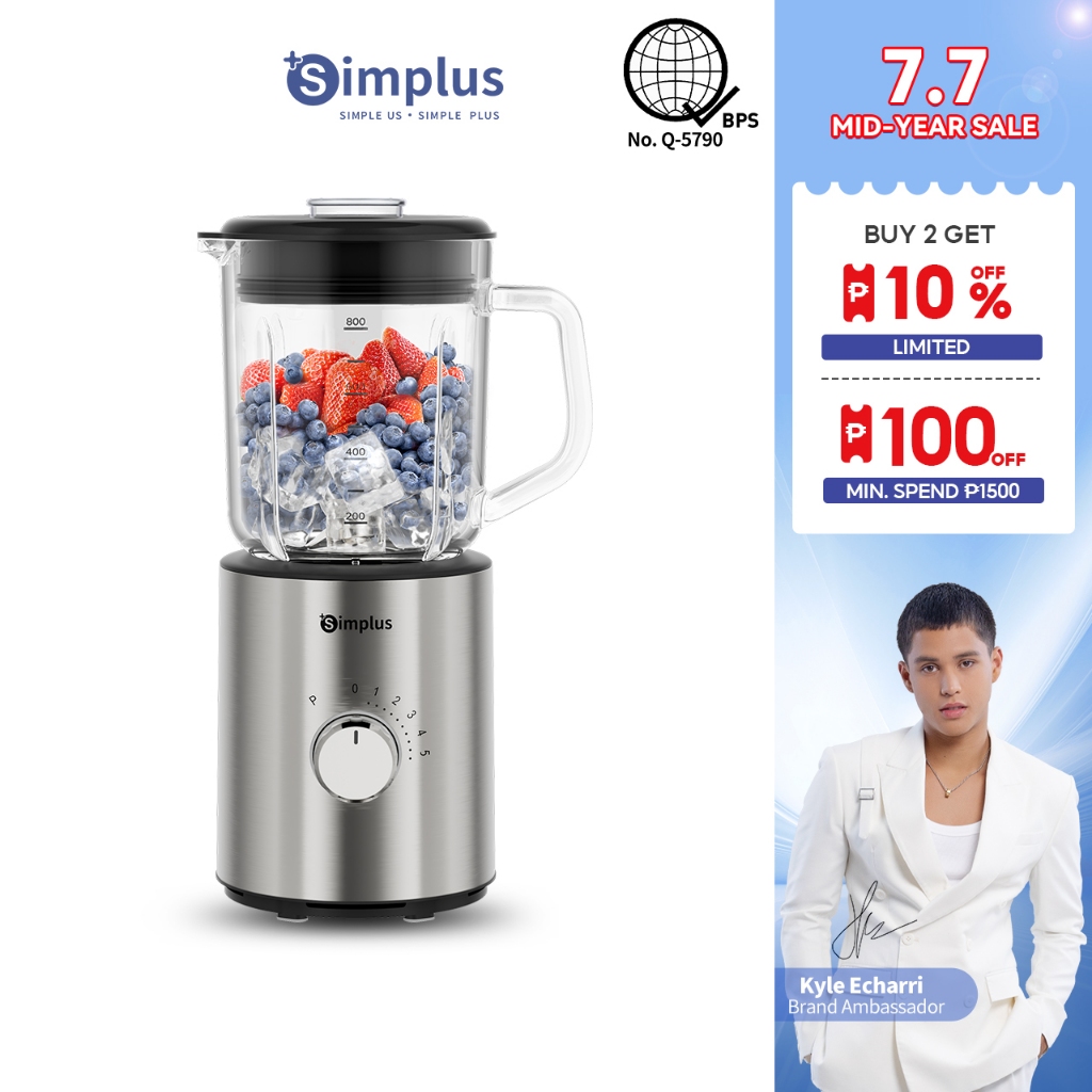Simplus Ice-Crushing Blender Heavy Duty Juicer Multifunctional for Shake Smoothie | Shopee ...
