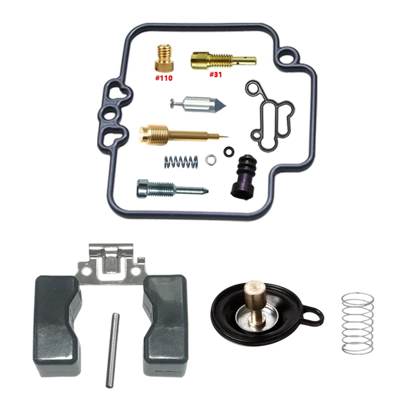 Yamaha JOG100 XC100 Carburetor Repair Kit with Float Aircut Pump Parts ...