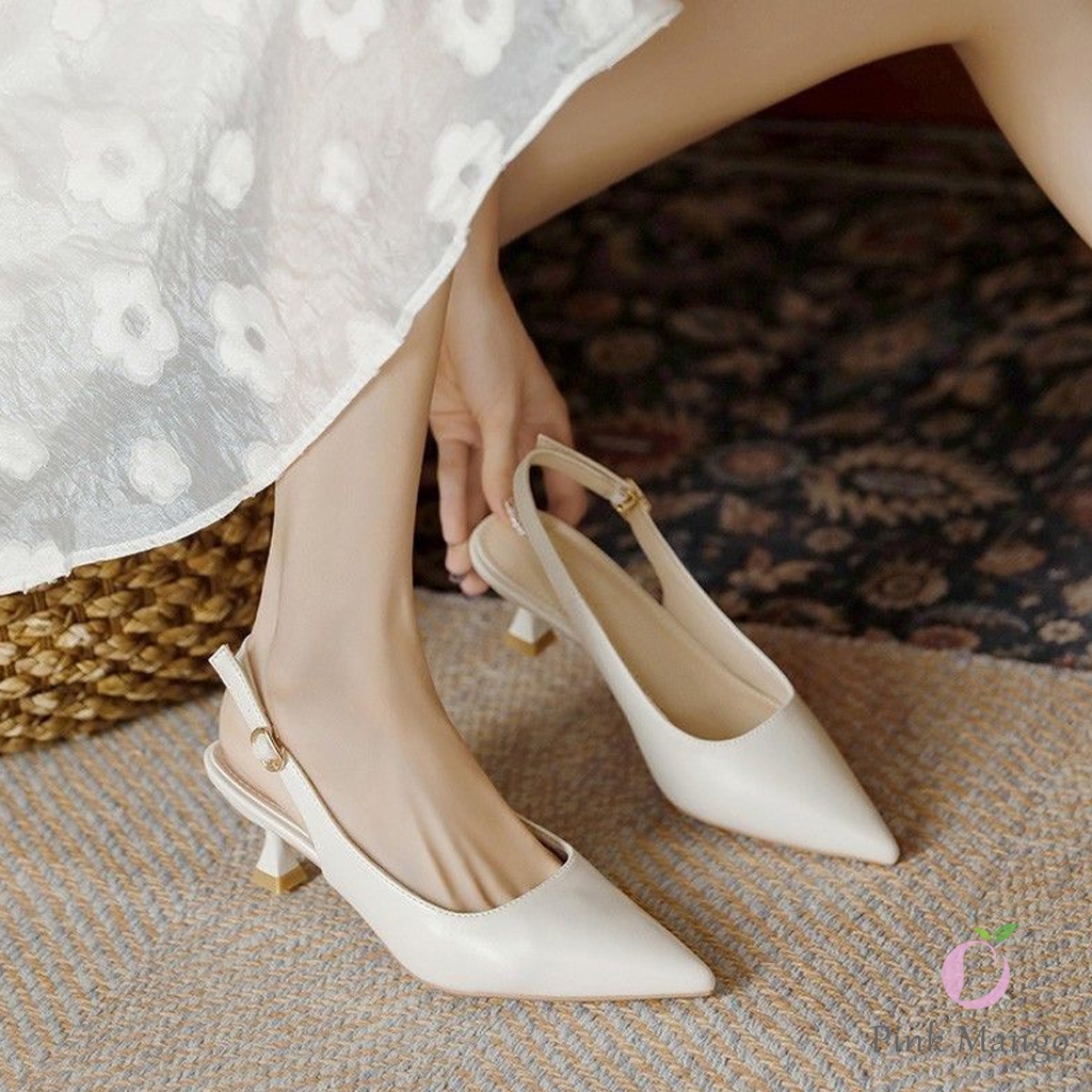 [PM] 2 inch Sandals for Women with Heels Elegant Korean Pointed Toe ...
