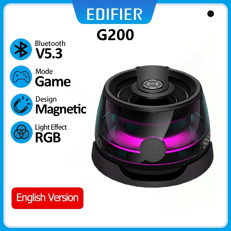 Edifier G200 Bluetooth Magnetic Speaker Bluetooth V5.3 Portable Speaker ...