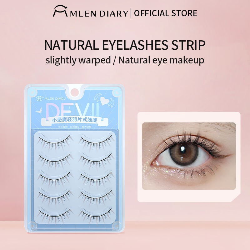 MLEN DIARY False Eyelashes Simulate The Whole Piece Of Female Natural ...