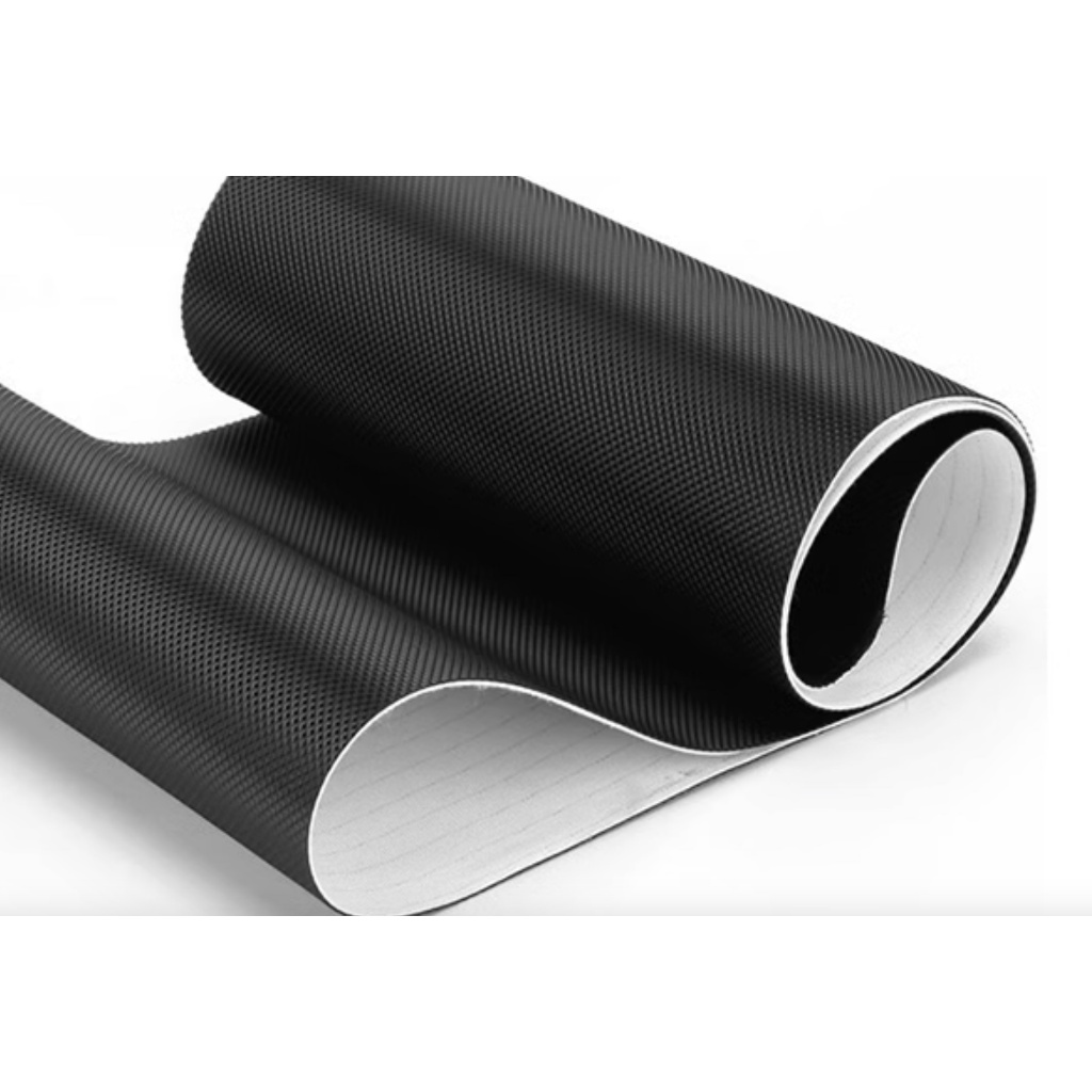 2650x420x1.8mm mm PVC Diamond Pattern Treadmill Belt Black Running belt ...