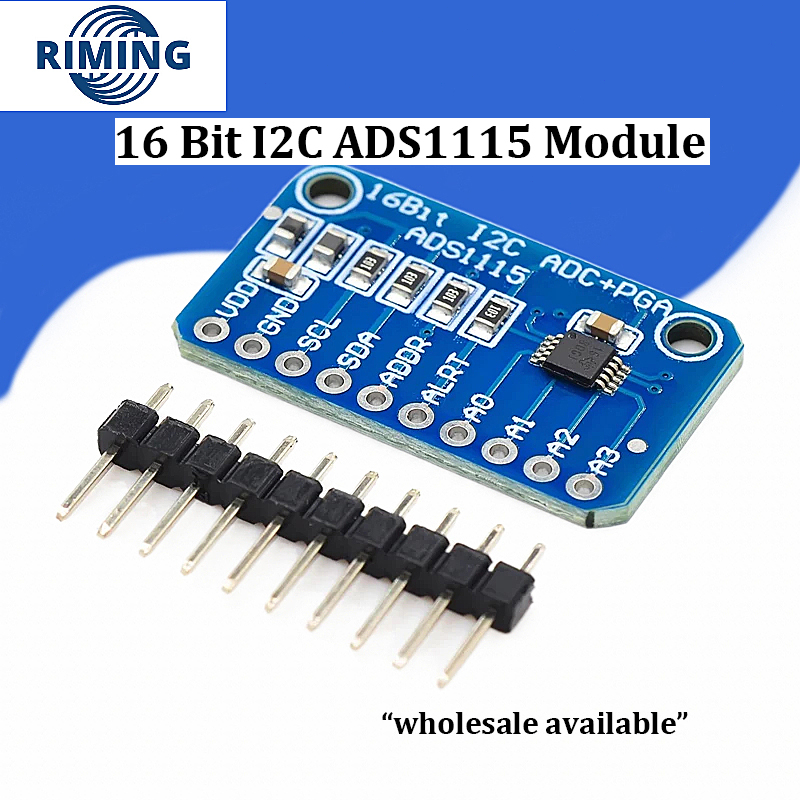16 Bit I2C ADS1115 Module ADC 4 Channel with Pro Gain Amplifier ...