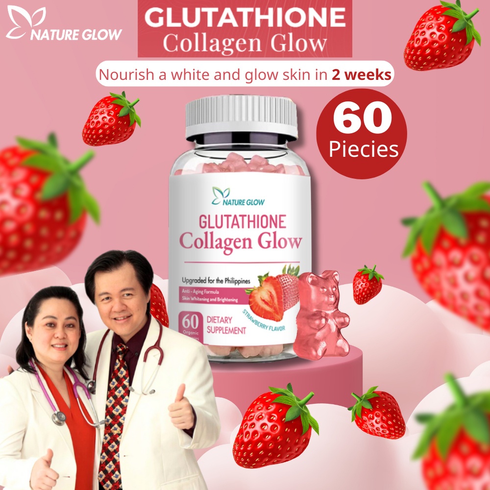 NATURE GLOW Glutathione Collagen Glow Anti-Aging Whitening Skin ...