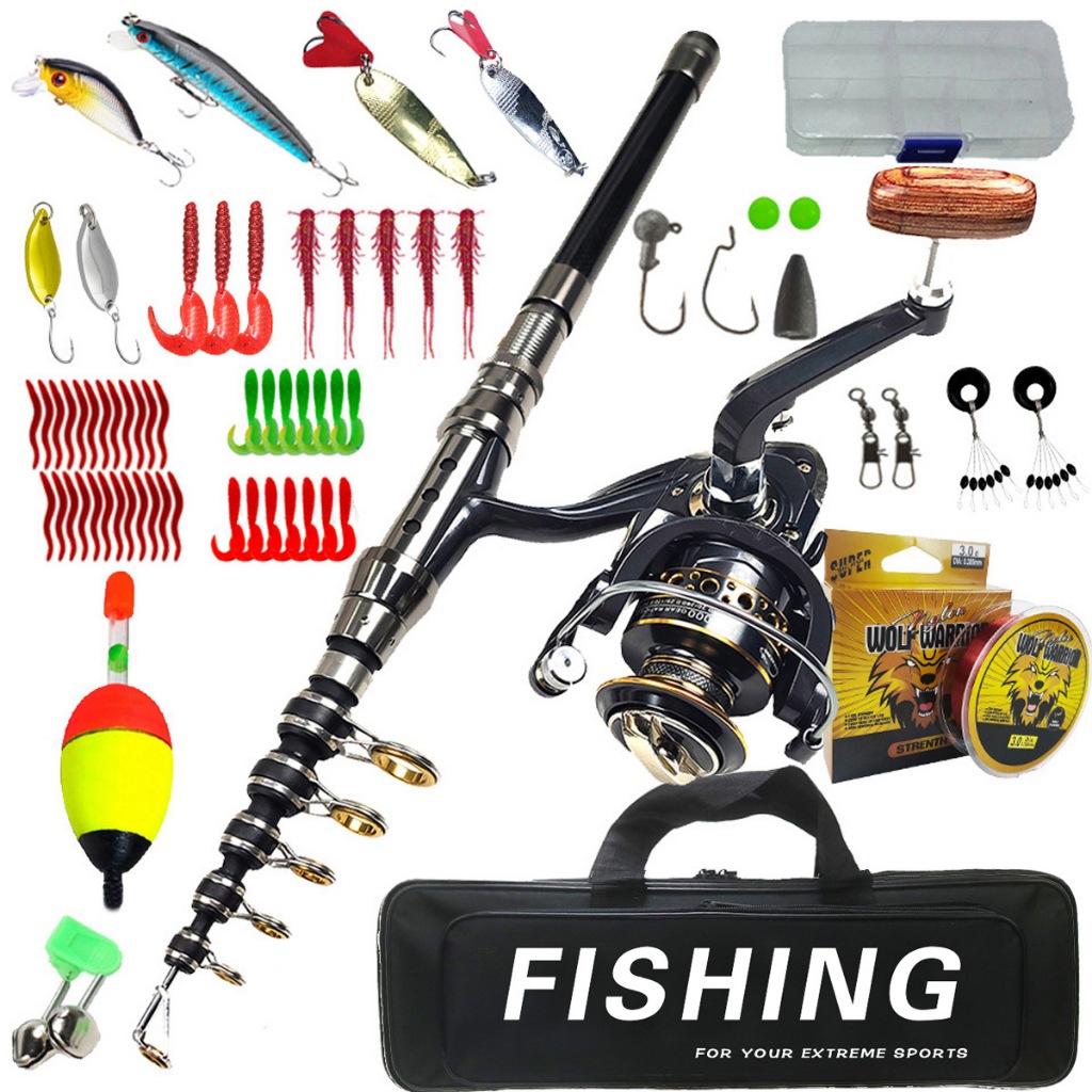Fishing rod set original fishing rod and reel set fishing rods full set ...