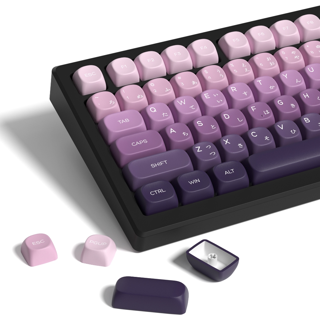 WOMIER MOA Profile 136 Keys Keycaps Minimalist Custom Personalized ...