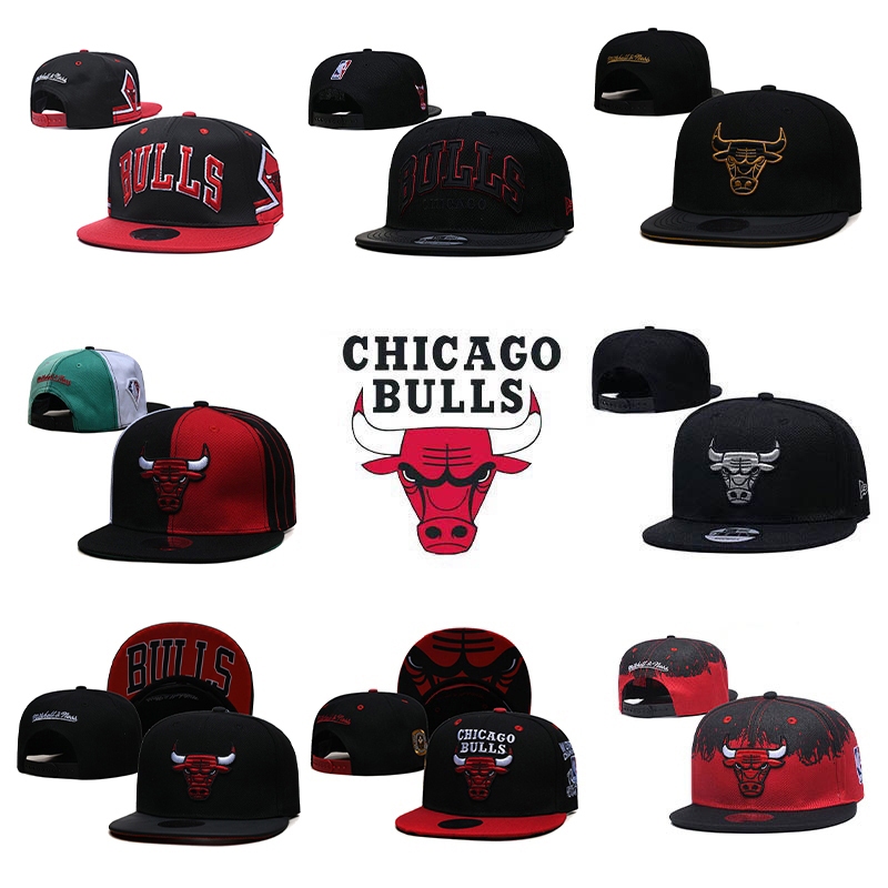 Nba Chicago Bulls Basketball Cap Snapback Cap for Men Unisex | Shopee ...