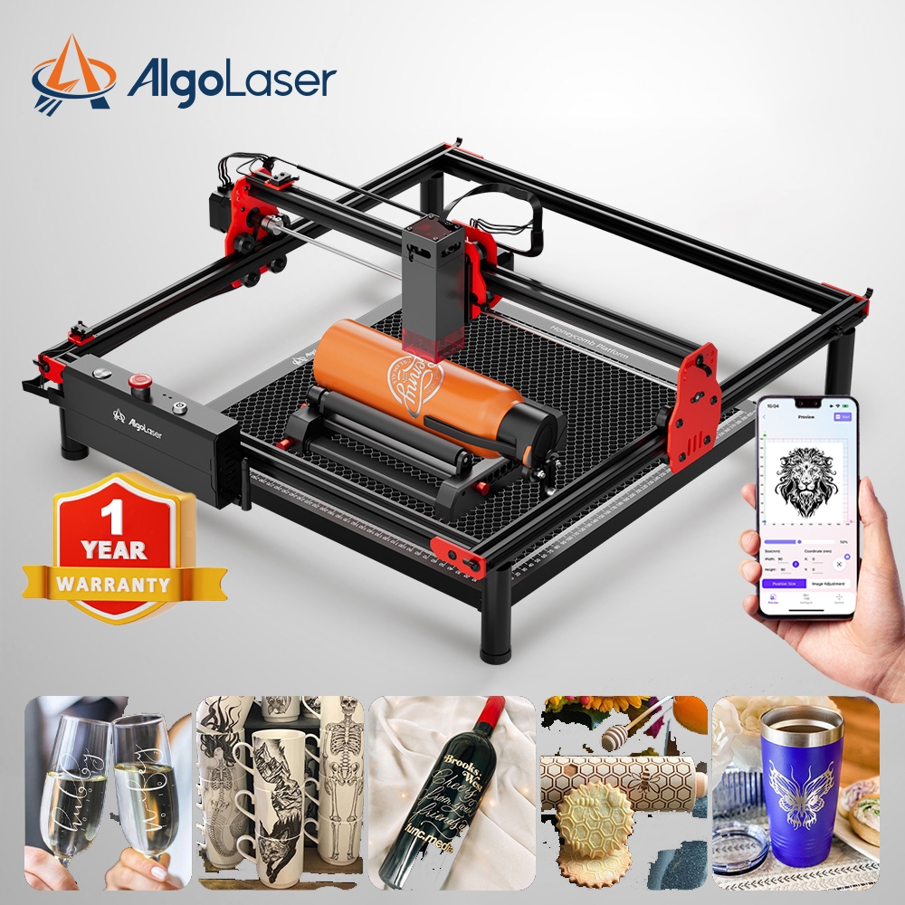 AlgoLaser DIY KIT 90W Laser Engraving Machine For Wood Cutter Supports ...