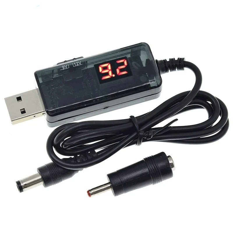 USB to DC5.5/3.5mm router optical cat booster cable 5V booster to 9V12V ...