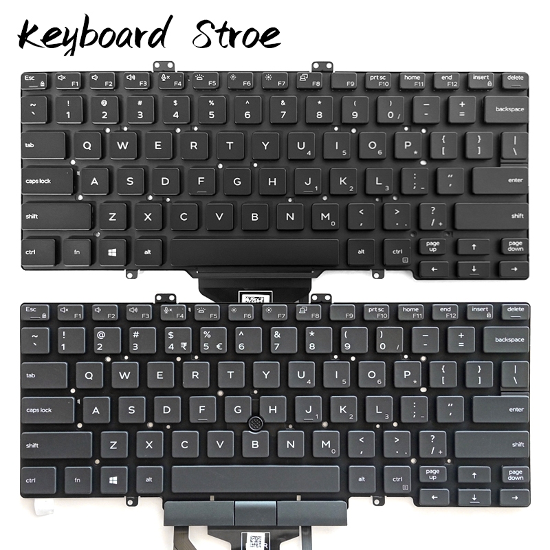 For Dell Latitude 5400 5401 5410 5411 7400 P98G P100G Laptop Keyboard ...