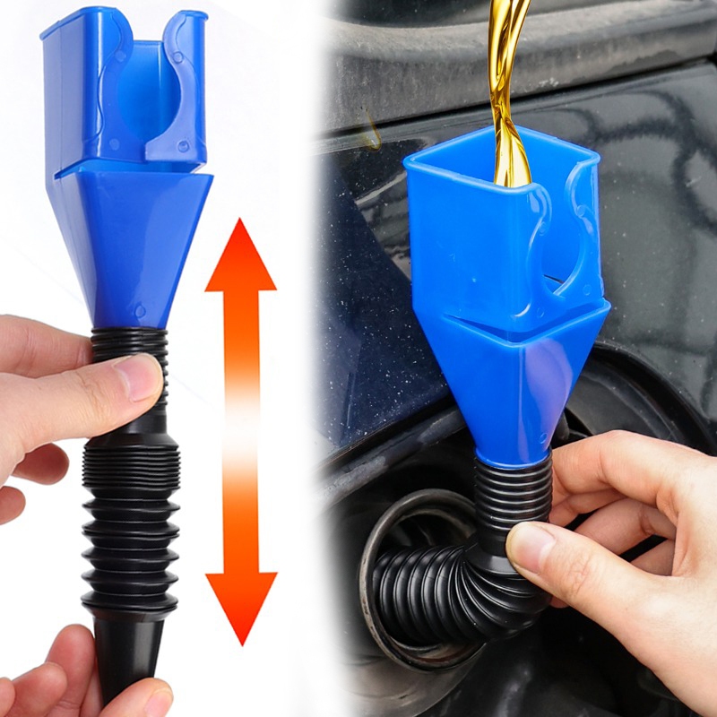 Car Refueling Funnels Portable Small Plastic Funnel Car Motorcycle ...