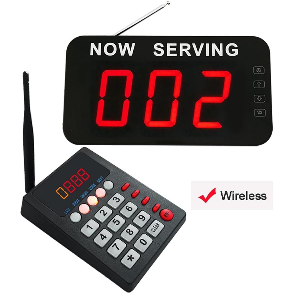 Take A Number System Queue Calling System Now Serving Queue Management ...