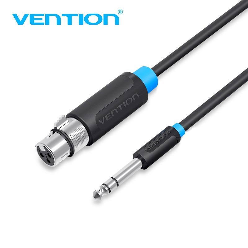 Vention Microphone Cable Wire XLR Aux Cable Jack 6.5mm Male To Female ...