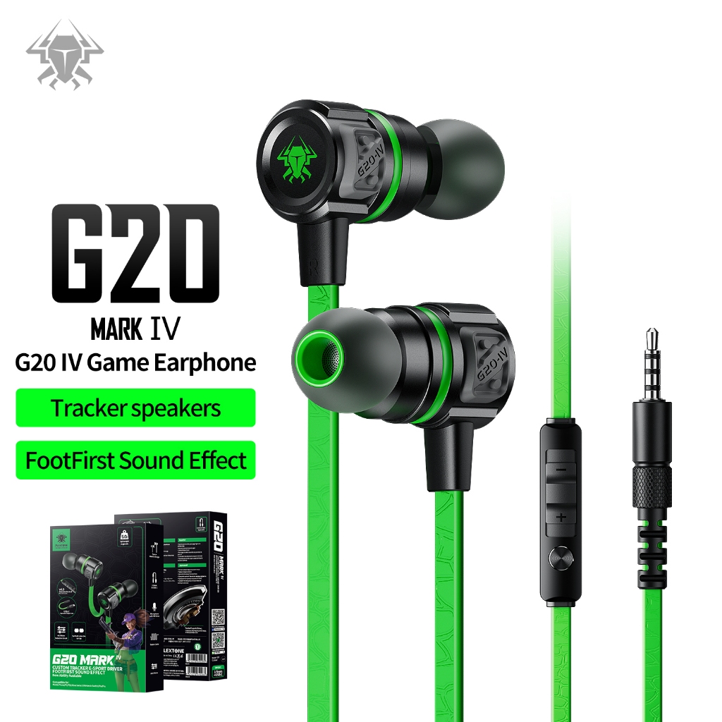 PLEXTONE G20 Gaming Earphone in-Ear Esport with Mic 3.5mm Headset and ...