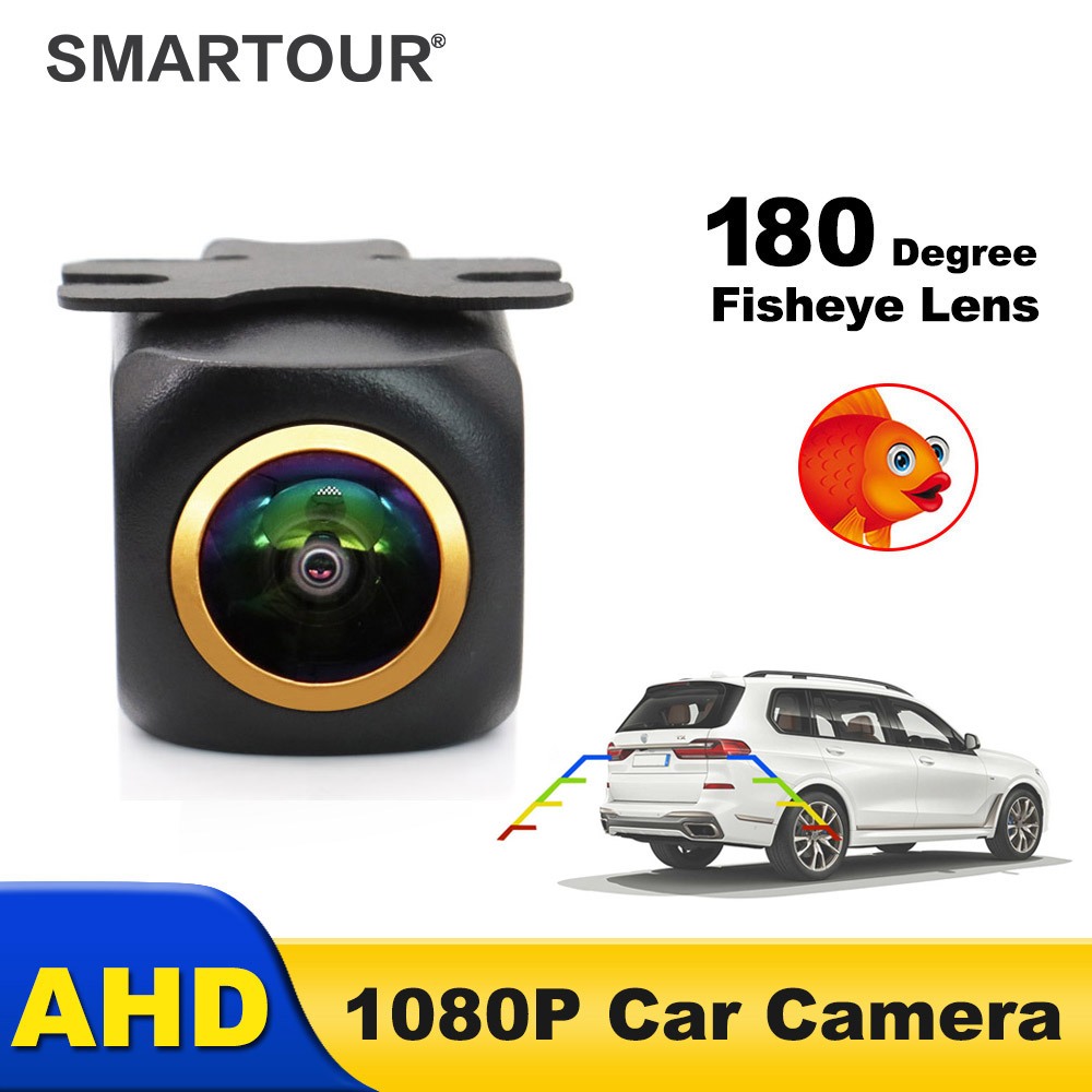 SMARTOUR 4K AHD 180 Degree Golden Fisheye Len 1080P Car Reverse Camera ...