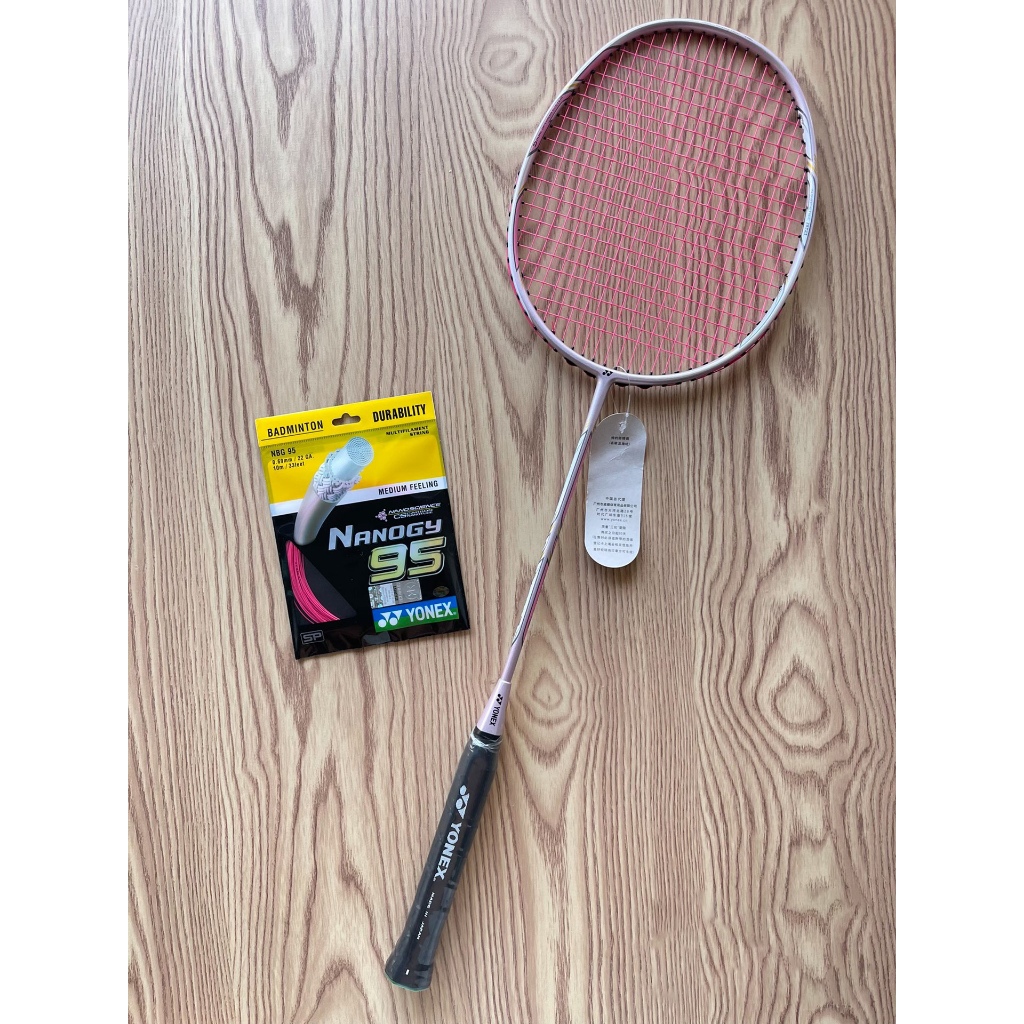 【Ready Stock】YONEX Badminton Racket DUORA 6 Pink Ultra Light Carbon Fiber Badminton Racket 4UG5 ...