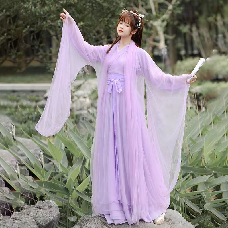 Ancient Costume Female Daily Improved Ancient Style Fairy Costume cos ...