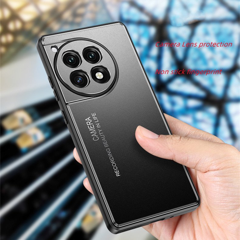 Aluminum Alloy Sandblasted Back Plate Case For oneplus 12R 11R ace 2 3 ...