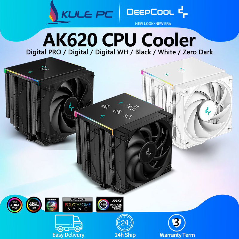 Deepcool AK620 Digital Pro / Digital / Standard / White / Zero Dark CPU ...