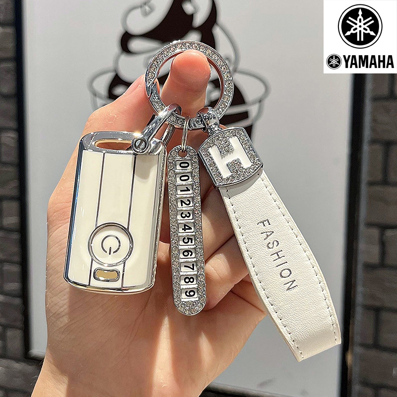 TPU Car Key Cover For Yamaha Nmax v3 techmax/AEROX155 XMAX FREEGO ...